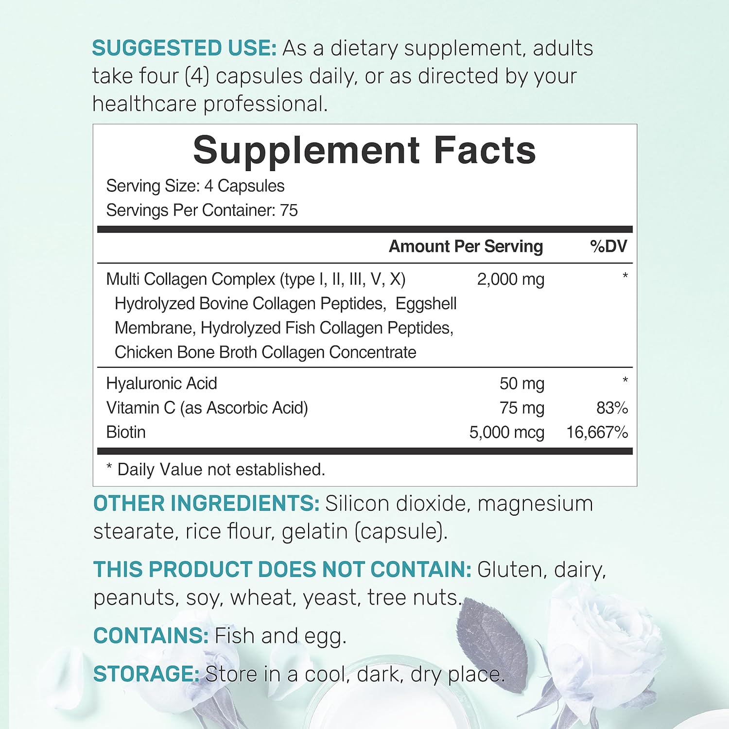 MULTI COLAGENO COMPLEX 2000 MG CON ACIDO HIALURONICO 50 MG Y VITAMINA – Bexo Perú