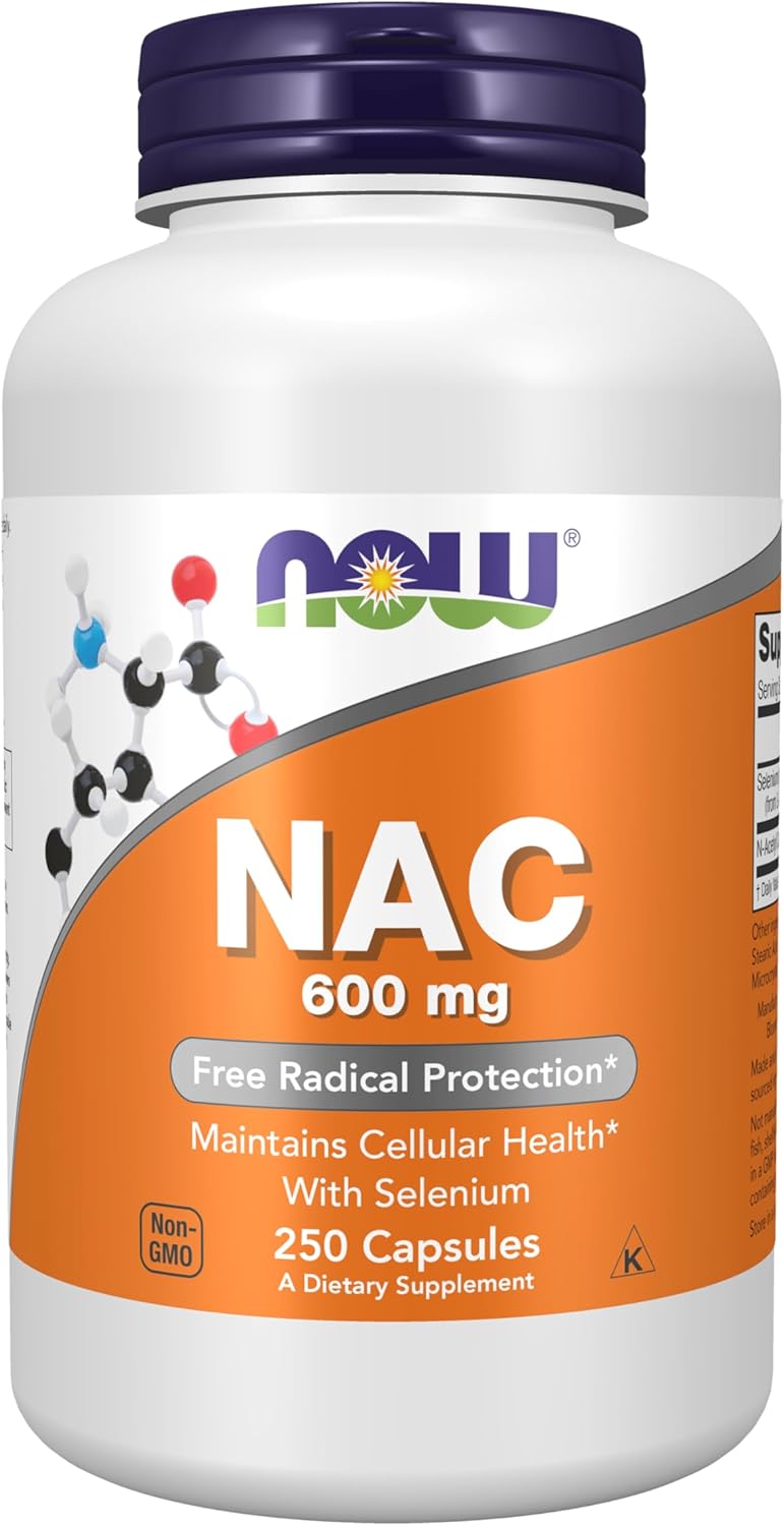 NAC 600 MG NOW 250 CAPSULAS – Bexo Perú
