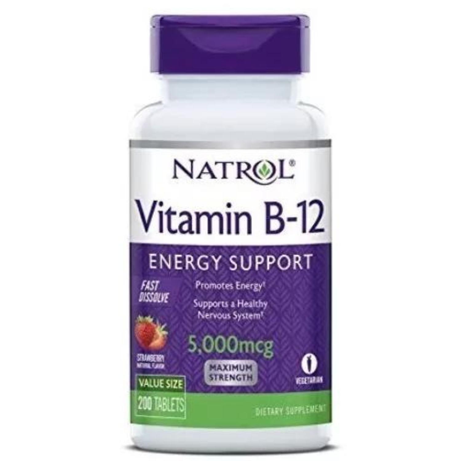 VITAMINA B12 5,000 MCG 200 TABLETAS SUBLINGUALES NATROL – Bexo Perú