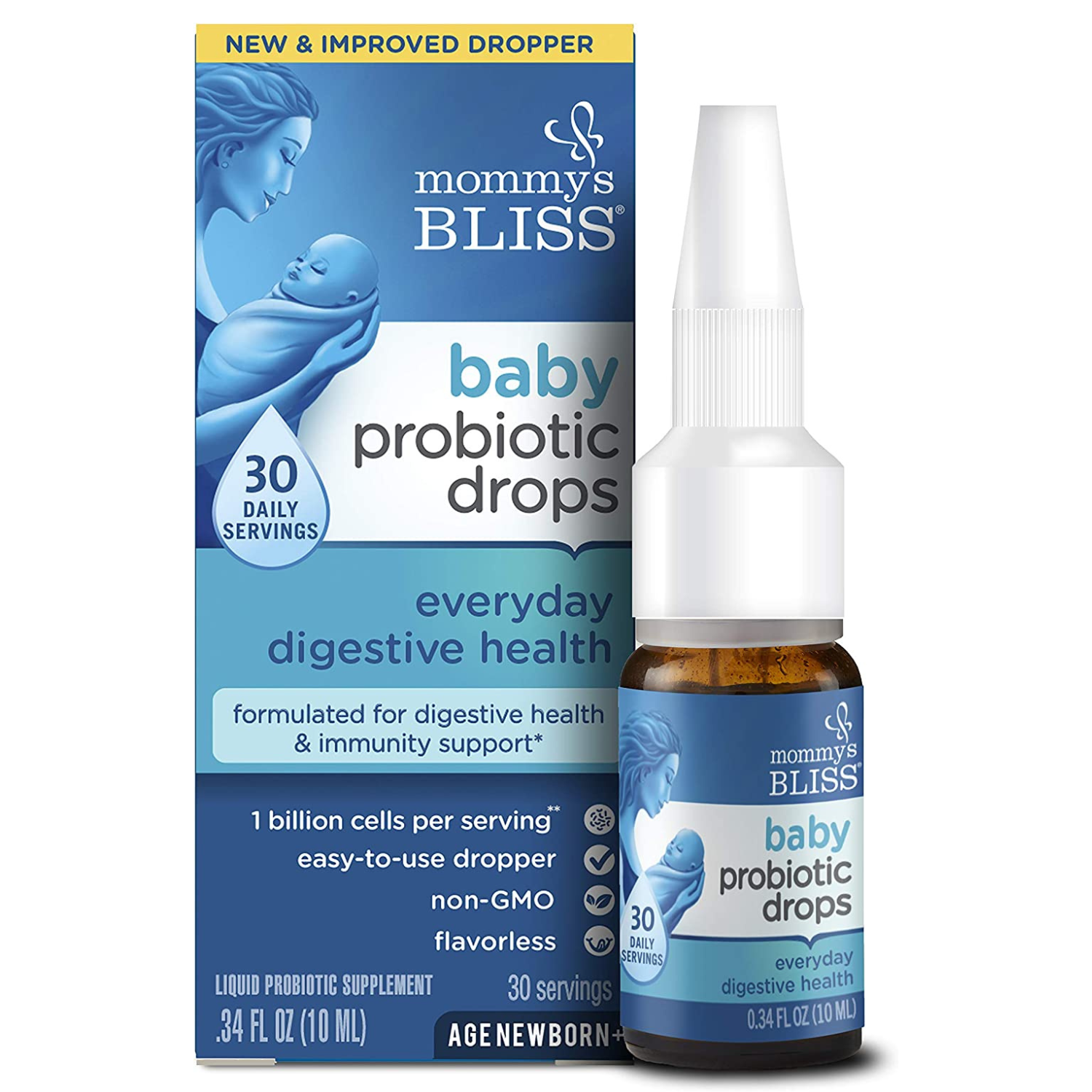 PROBIOTICOS LIQUIDO PARA BEBES X 1 BILLON CFU 10 ML MOMMYS BLISS – Bexo ...