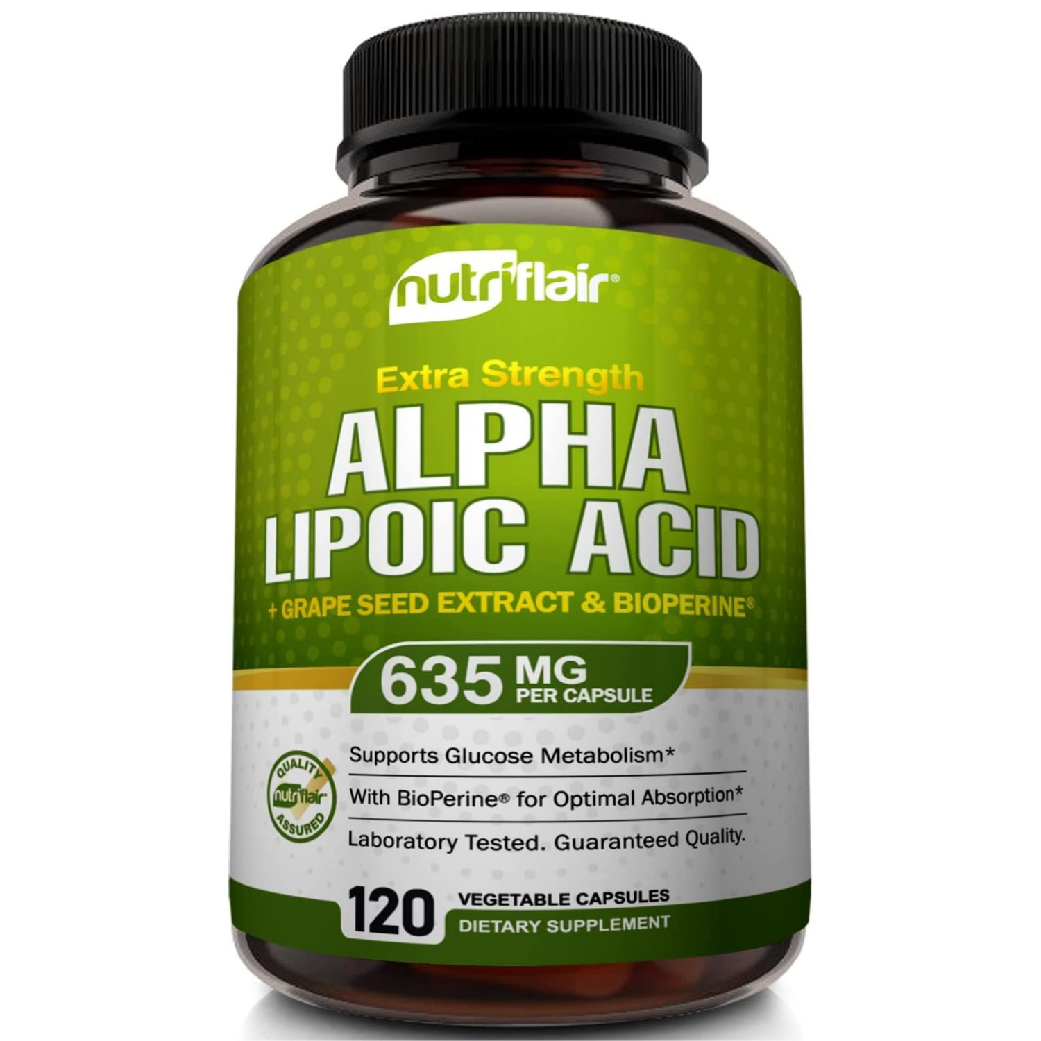 ÁCIDO ALFA LIPOICO 600 MG CON EXTRACTO DE SEMILLA DE UVA 30 MG Y EXTRA ...