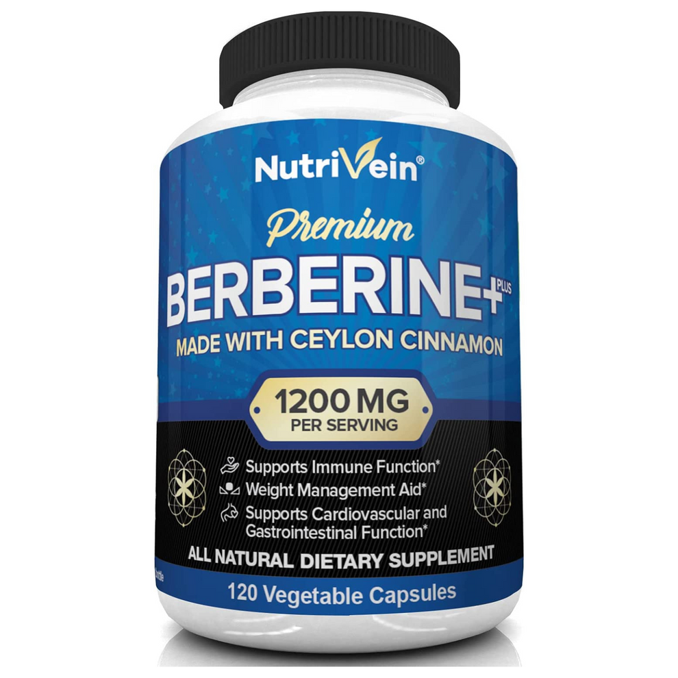 BERBERINA 1200 MG CON CANELA DE CEYLAN 200 MG 120 CAPSULAS VEGANO NUTR ...