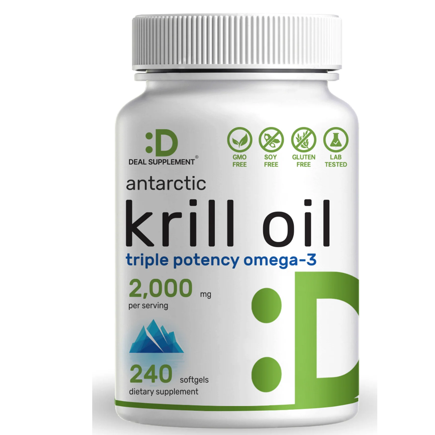 KRILL OIL ANTARCTIC 2000 MG CON EPA 240 MG Y DHA 160 MG 240 CAPSULAS B ...