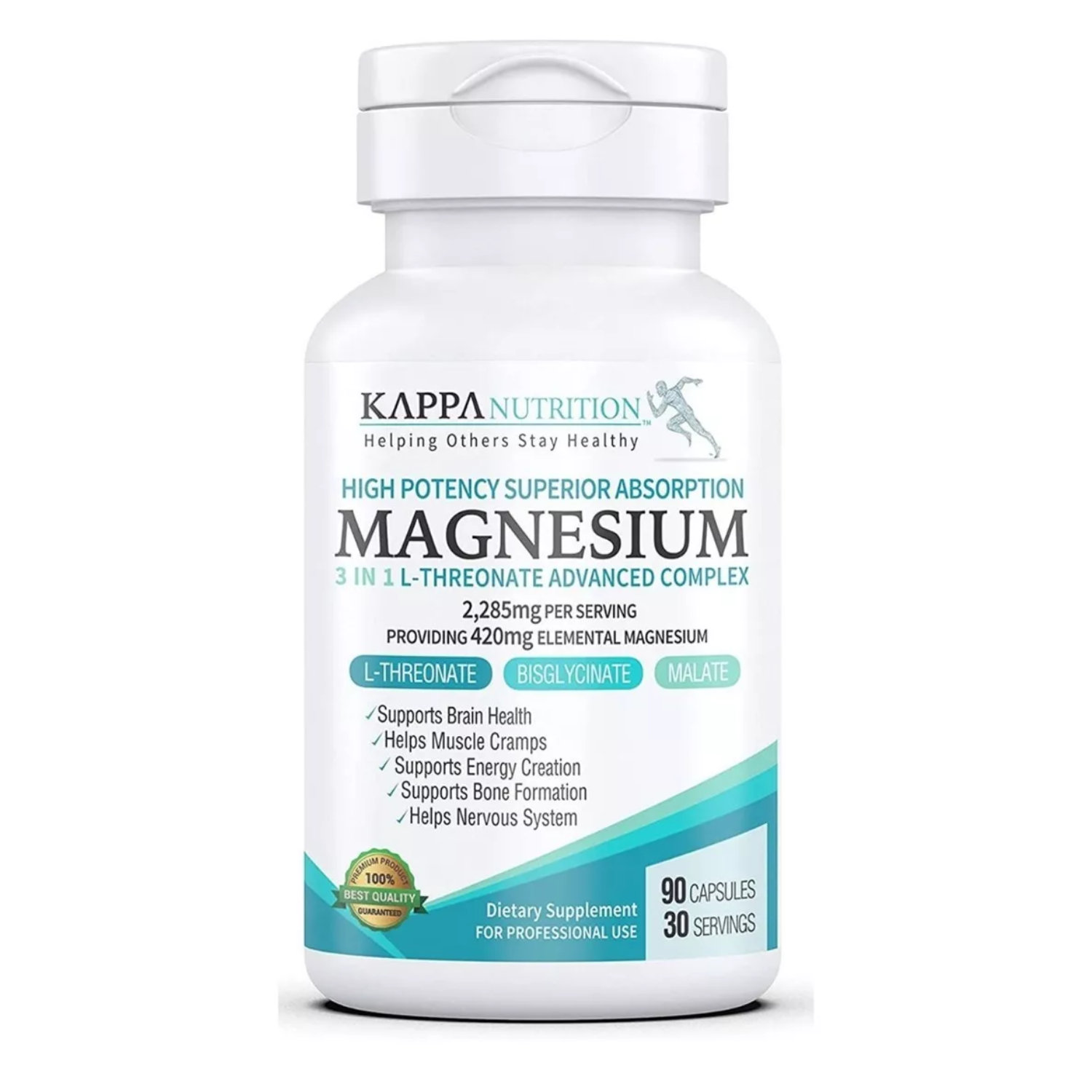 TREONATO DE MAGNESIO 2285 MG 90 CAPSULAS KAPPA NUTRITION – Bexo Perú