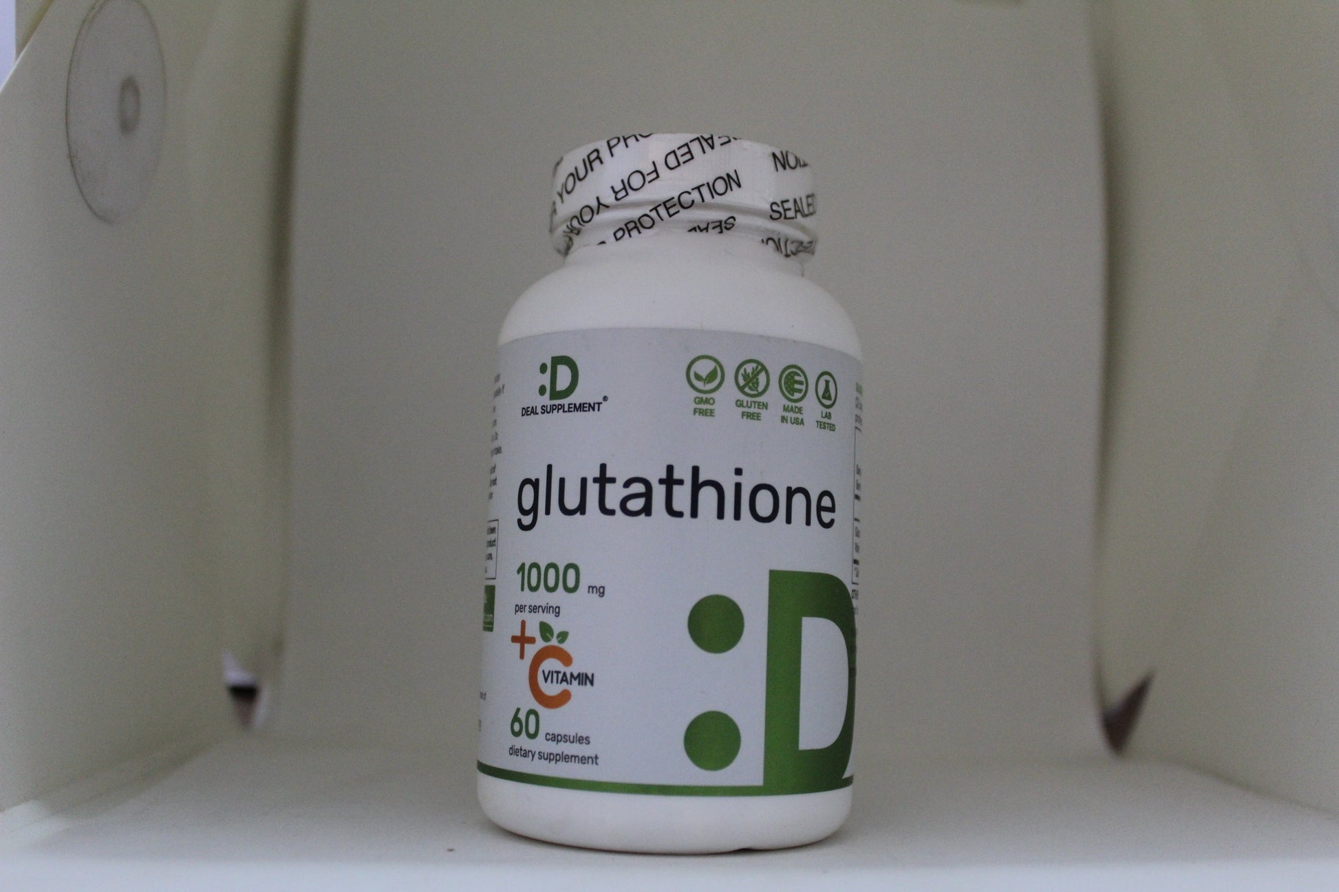 GLUTATHIONE GLUTATION 1,000 MG CON VITAMINA C 500 MG 60 CAPSULAS DEAL ...